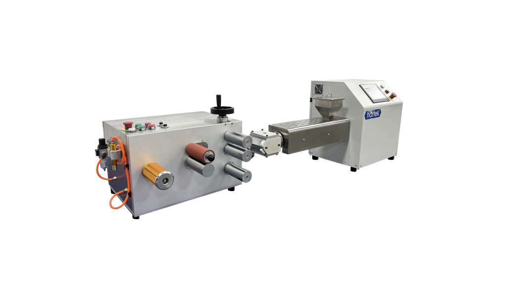 桌面式膜片挤出实验线 - 小型实验室精密挤出机-哈尔技术